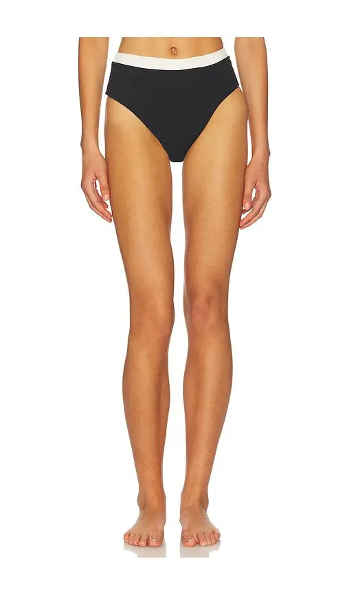 L*Space Misha Bikini Bottom - Black & Cream