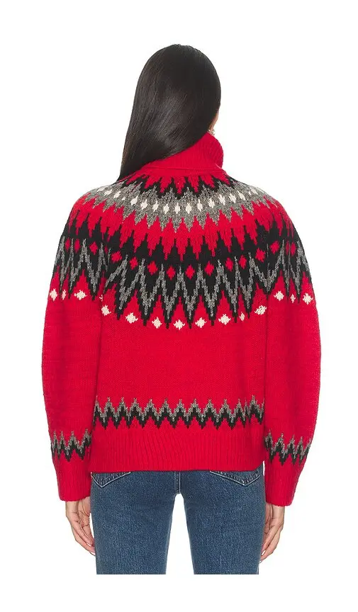Polo Ralph Lauren Fair Isle Wool Blend Turtleneck Sweater
