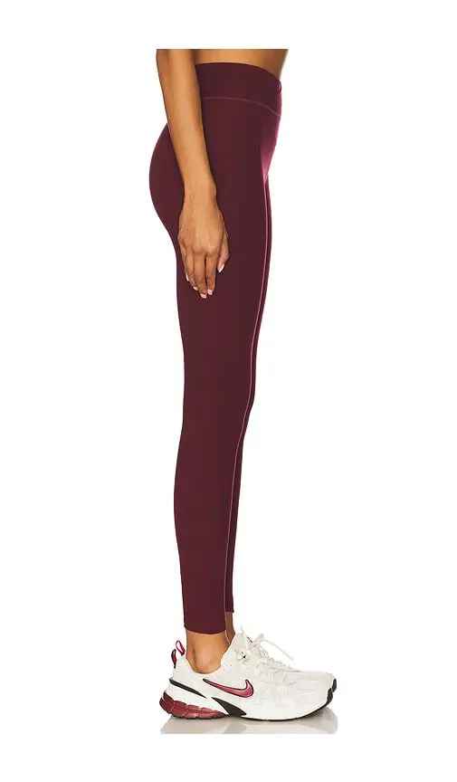 437 The V Legging In Burgundy