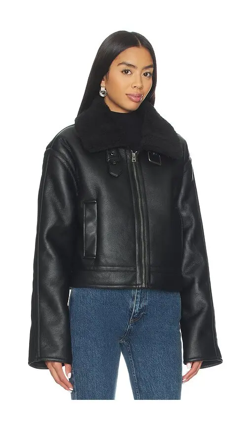 Superdown Lucinda Faux Leather Jacket