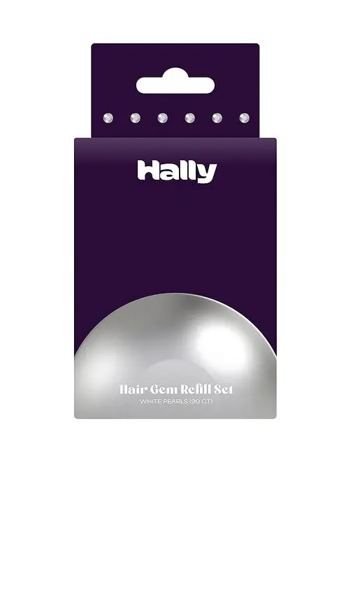 HALLY HAIR Gem Pen Refill 90 Count - Pearls