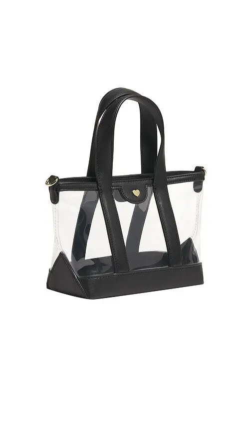 Stoney Clover Lane Clear Mini Tote - Noir