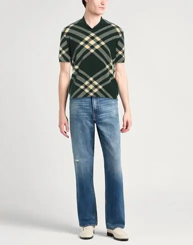 Burberry Sweater With Tartan Pattern