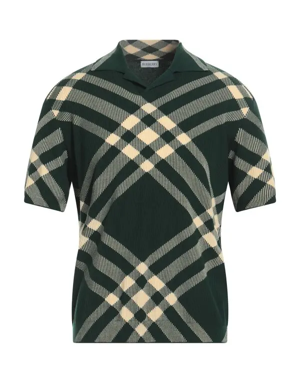 Burberry Sweater With Tartan Pattern