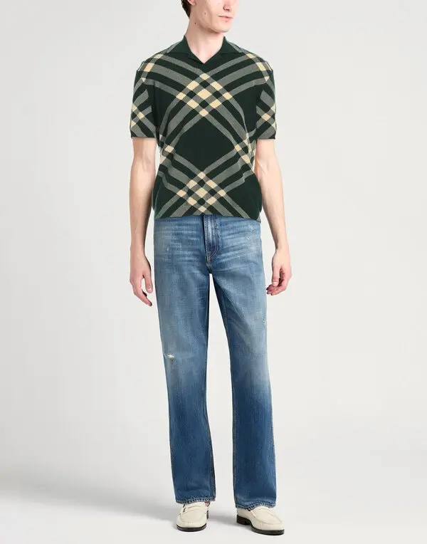 Burberry Sweater With Tartan Pattern