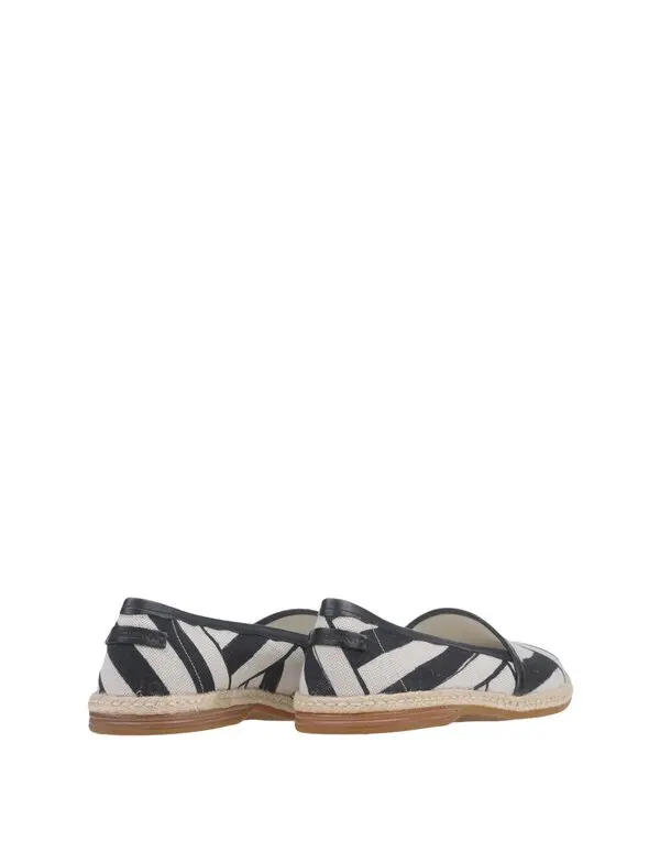 Dolce & Gabbana Cotton And Linen Espadrilles - Black