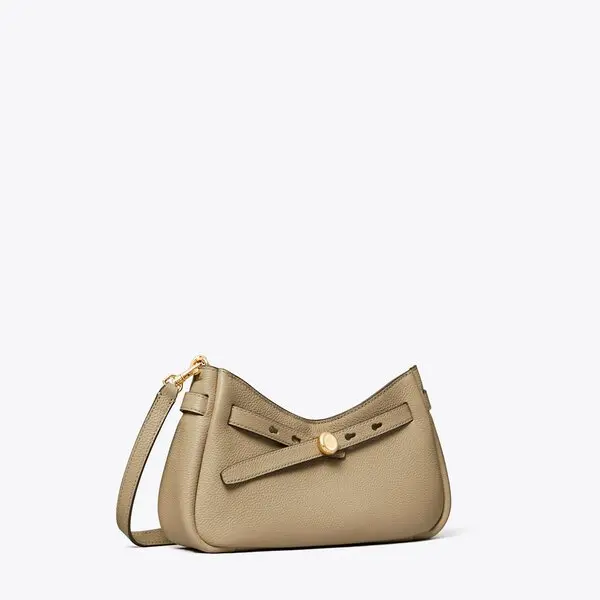 Tory Burch Romy Zip Top Crossbody - Soft Cement