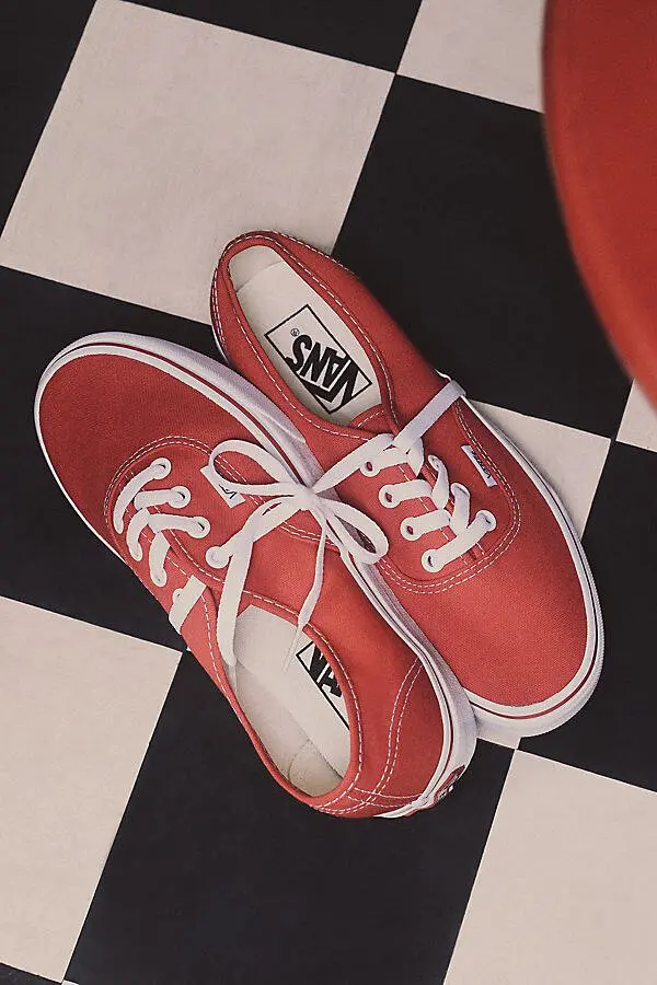 VANS Authentic Low-top Sneakers - Red