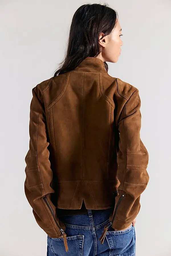 Free People We The Free Circe Suede Jacket