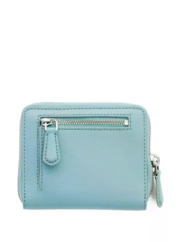 Marc Jacobs Zip Leather Wallet - Blue