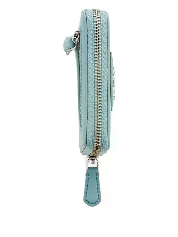 Marc Jacobs Zip Leather Wallet - Blue