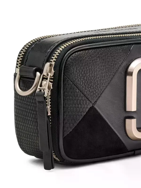 Marc Jacobs Snapshot Patchwork-design Crossbody Bag - Black