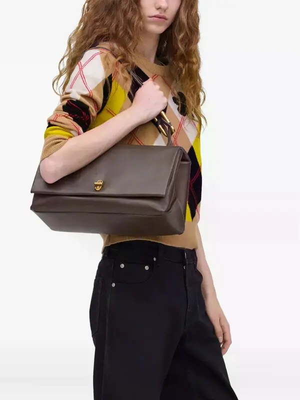 Marc Jacobs Dual Leather Shoulder Bag - Brown