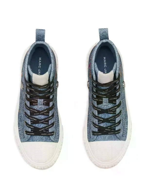 Marc Jacobs Charms Denim High-top Sneakers