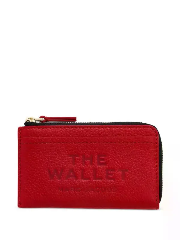 Marc Jacobs Top-zip Leather Wallet - Red