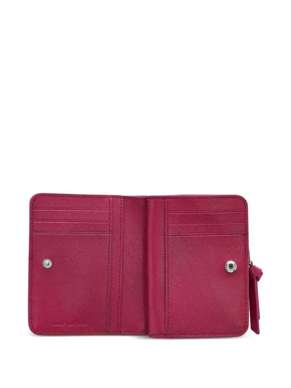 Marc Jacobs Logo-plaque Leather Wallet - Pink