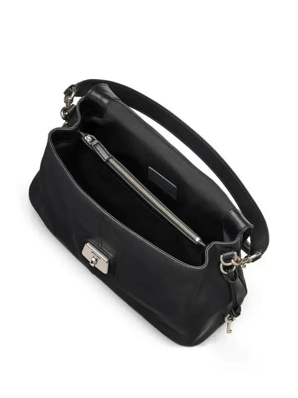 Marc Jacobs Cristina Ruched-detail Shoulder Bag - Black