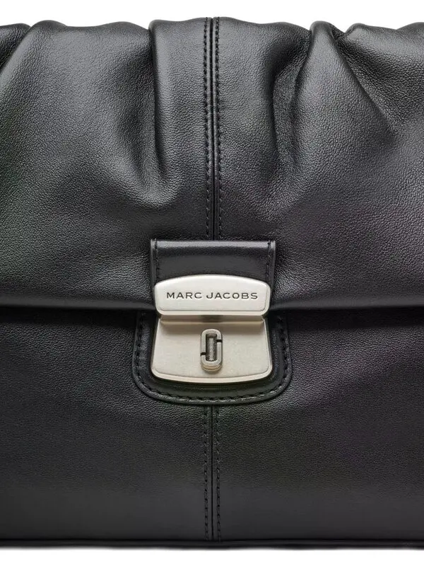 Marc Jacobs Cristina Ruched-detail Shoulder Bag - Black