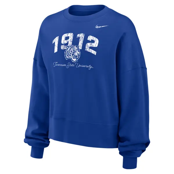 Nike College Phoenix Fleece Crew-neck Sweatshirt - Blue