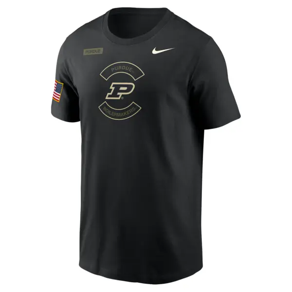 Nike Purdue Boilermakers Team Issue Dri-fit T-shirt - Black