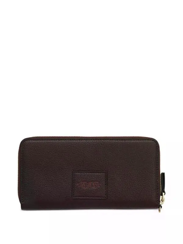 Marc Jacobs The Continental Leather Zip Wallet - Brown