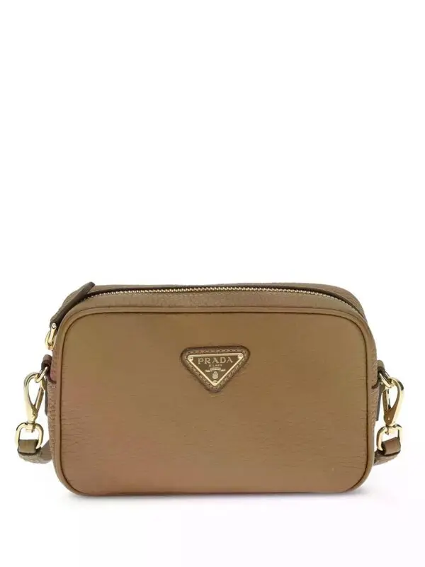 Prada Leather Crossbody Bag - Neutrals