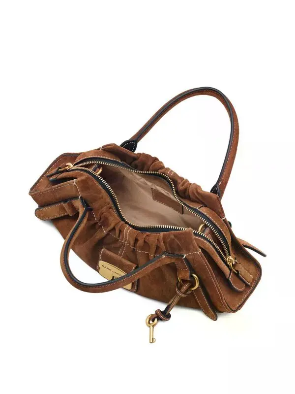 Marc Jacobs Small Cristina Suede Tote - Brown