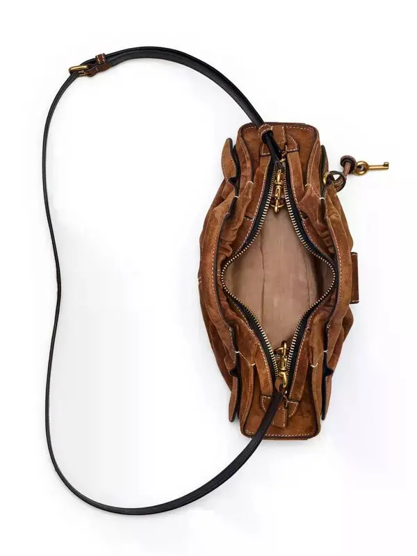 Marc Jacobs Small Cristina Suede Tote - Brown