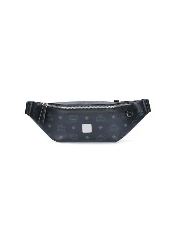 Mcm Fursten Belt Bag - Black