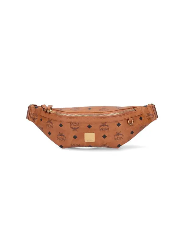 Mcm Fursten Belt Bag - Brown