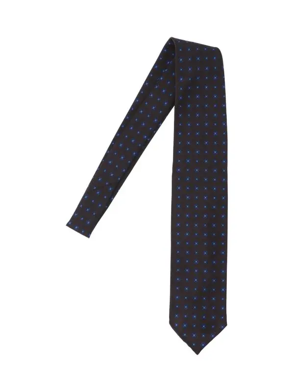 Cesare Attolini Patterned Neck Tie - Brown