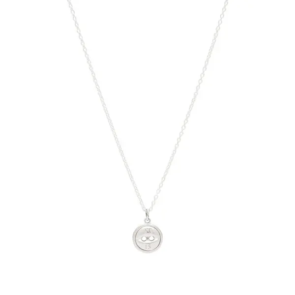 NEIGHBORHOOD Button Necklace - Silver