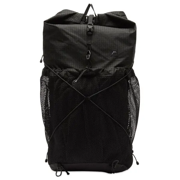 CAYL Gaya Rolltop Mesh Backpack - Grid Black