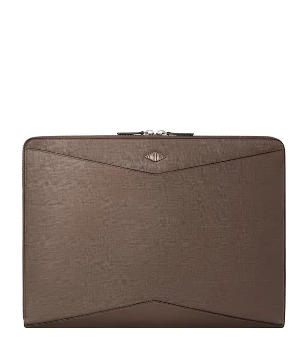 Cartier Calfskin Losange Portfolio Case - Grey