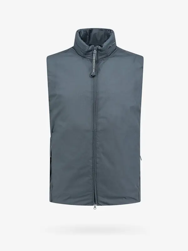 C.P. COMPANY Nylon Sleeveless Jacket With Logo
