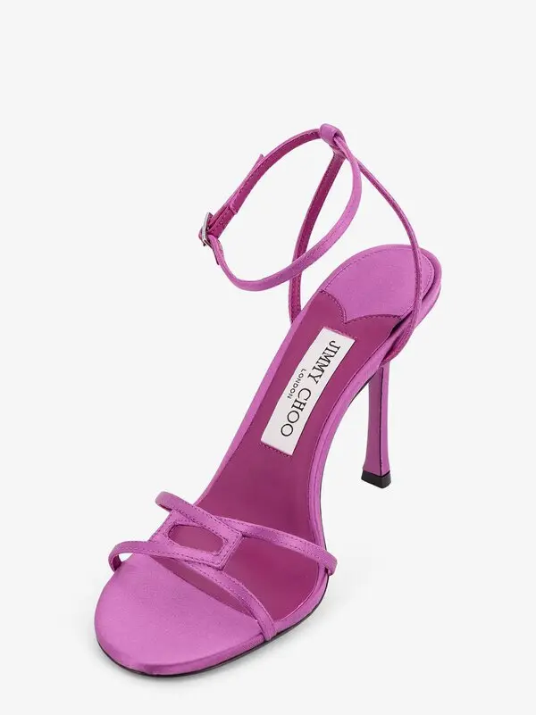 JIMMY CHOO Leo Satin - Purple
