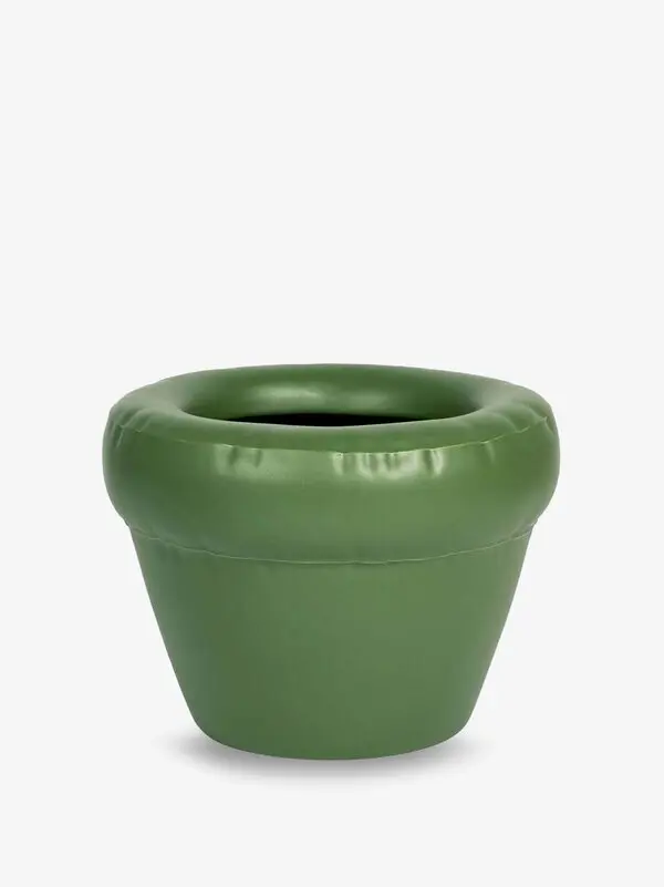 HOME STUDYO Pierre Ceramic Vase - Green