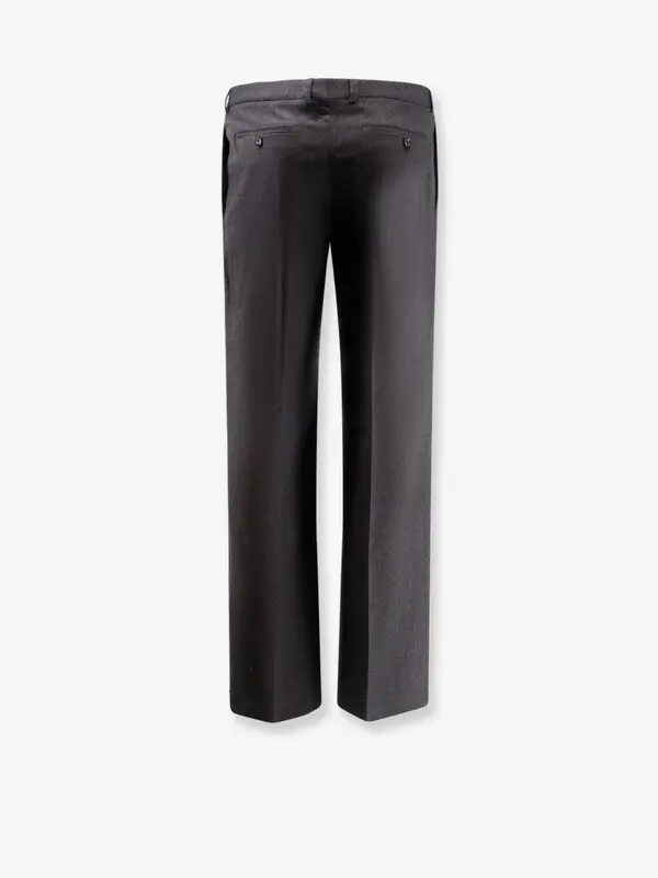 Celine Pinstripe Wool Trousers