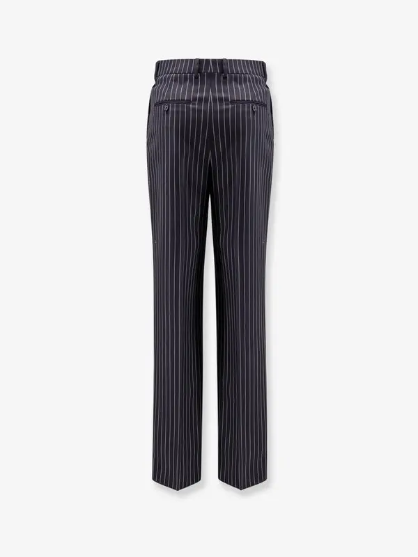 Celine Pinstriped Wool Trousers