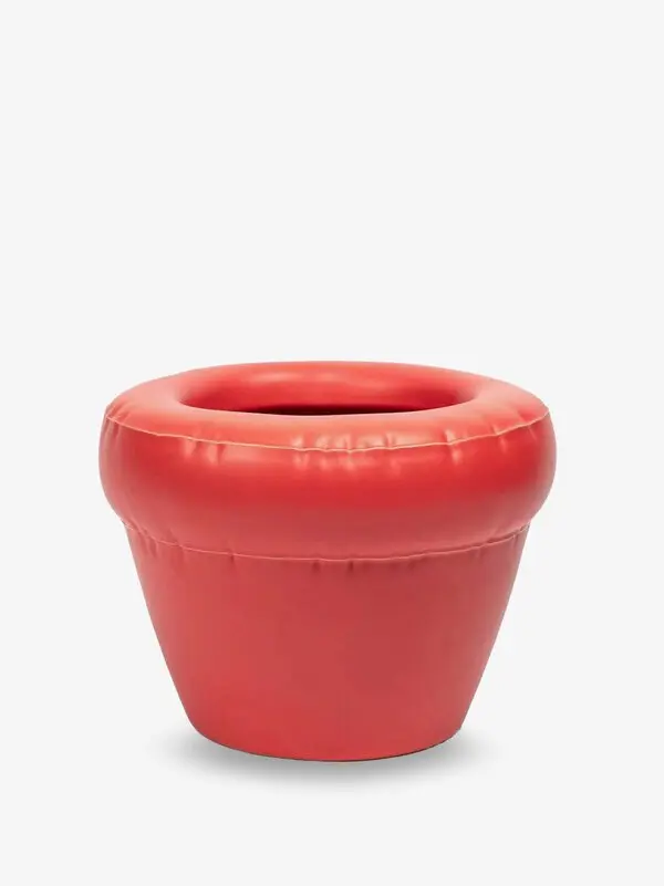 HOME STUDYO Pierre Ceramic Vase - Red