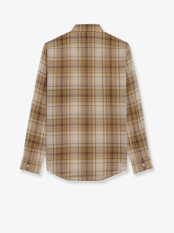 Celine Checked Cotton Shirt