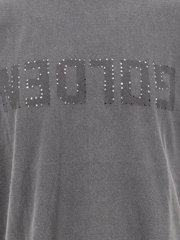 GOLDEN GOOSE Distressed Cotton Tshirt