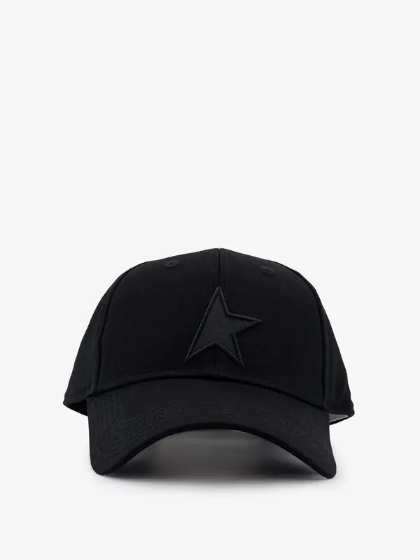Golden Goose Cotton Baseball Cap - Black