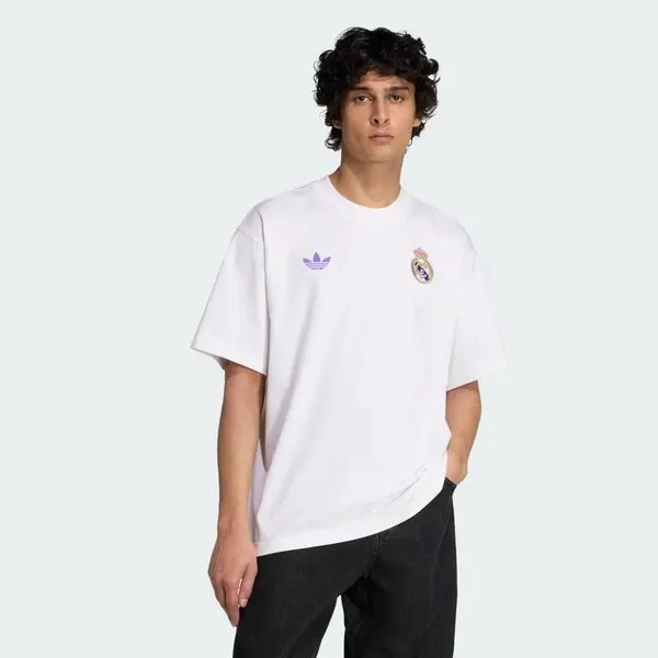 Adidas Real Madrid Lfstlr Tee - White