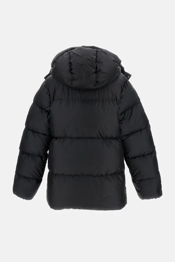 Pyrenex Hooded Ripstop Down Jacket - Black