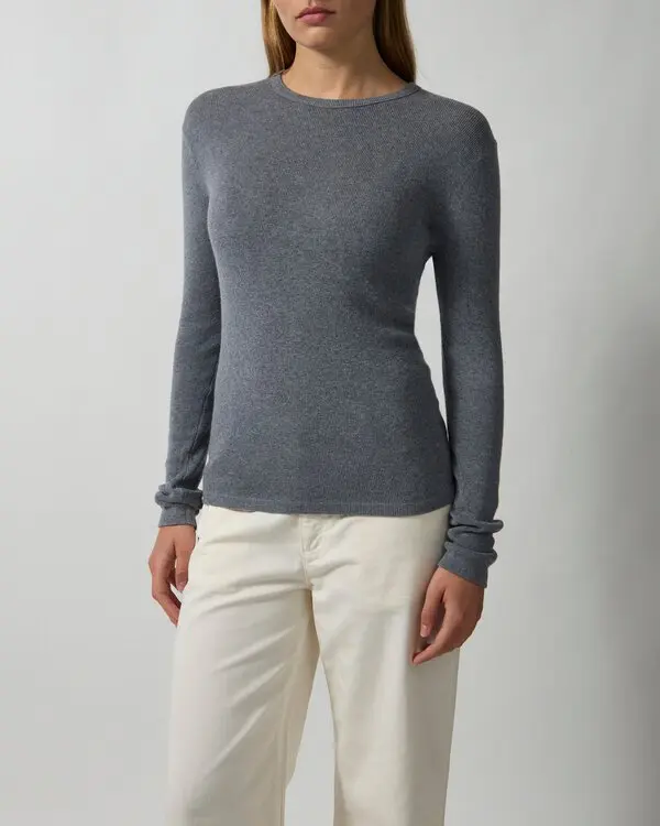 LISA YANG Vivian Long-sleeved T-shirt - Cloud