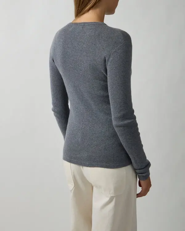 LISA YANG Vivian Long-sleeved T-shirt - Cloud