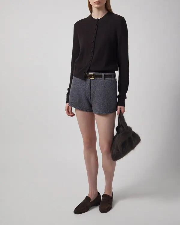 LISA YANG Annora Cashmere Shorts - Granit