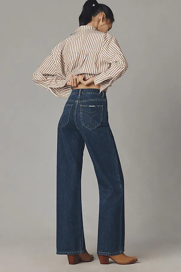 Rolla's High-rise Wide-leg Jeans