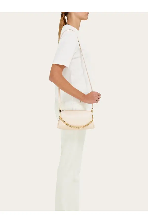 FERRAGAMO Gancini Chain Mini Bag - Pink
